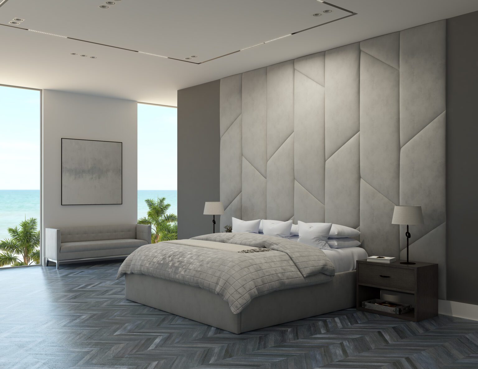 CHEVRON | Bedroom Wall Panels | Blend Home Furnishings