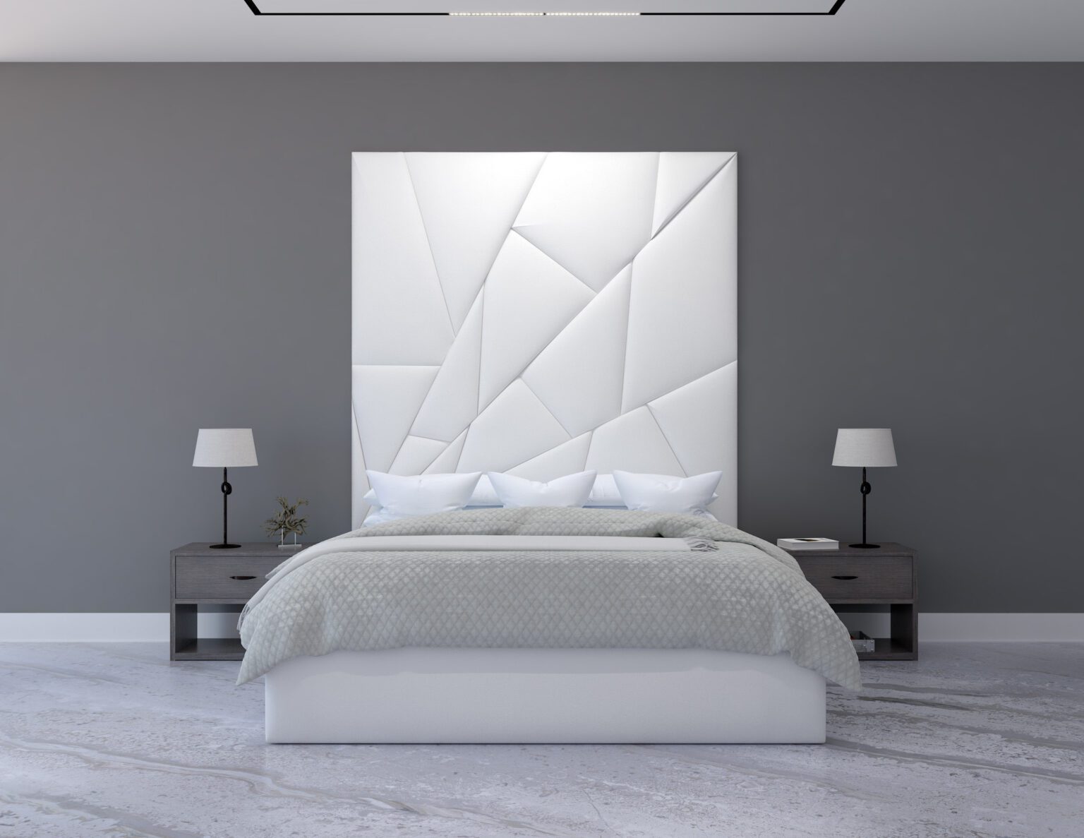 Wall Mounted Upholstered Headboard Panels - Upholstered Panel Headboard