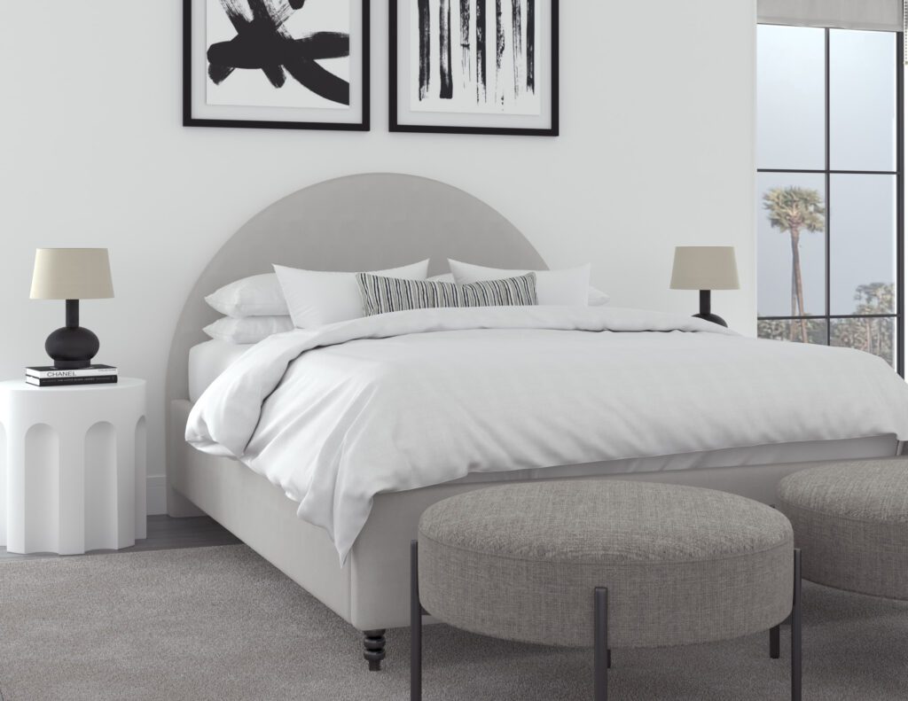 ORBIT | Custom Upholstered Freestanding Beds